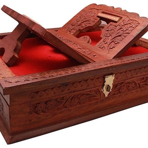 Handcrafted Holy Book Stand/rehal Box Geeta Ramayan Stand - Etsy UK