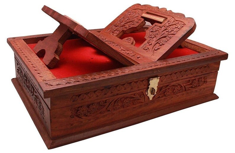 Handcrafted Holy Book Stand/rehal Box Geeta Ramayan Stand - Etsy