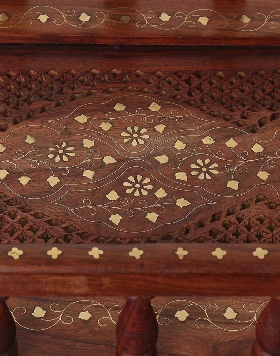 Service Trolley With Brass Handwork/ Food Serving Trolley/ - Etsy