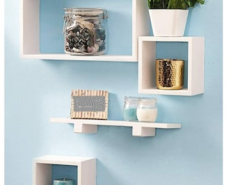 Wooden Wall Display Shelves - Etsy
