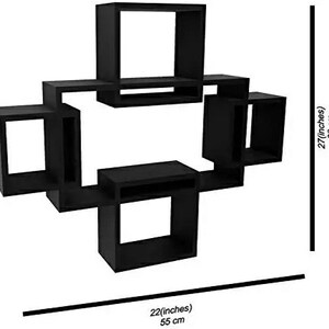 Modern Unique Style Intersecting Wall Shelf/ Home Wall Decor - Etsy