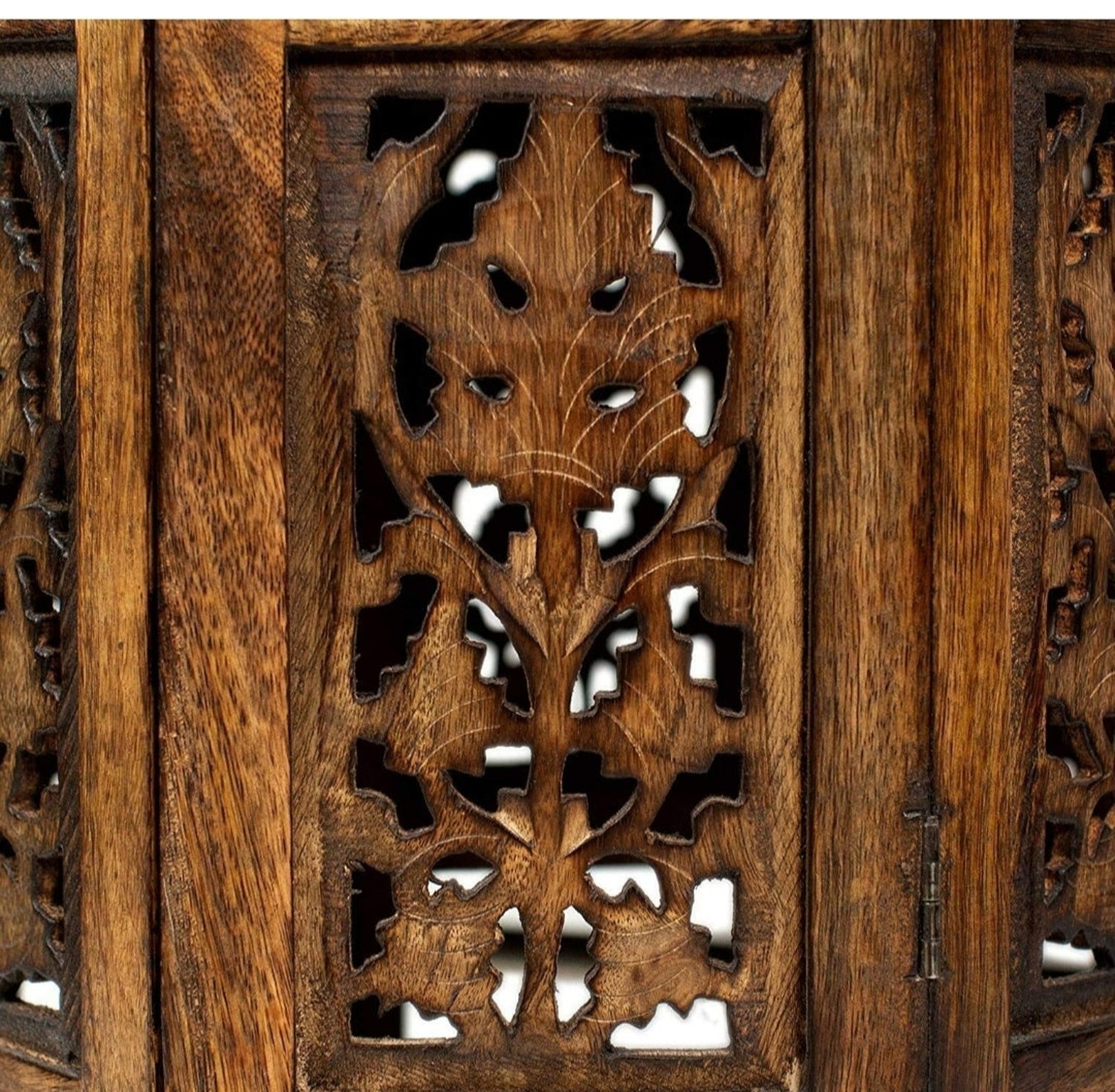 Wooden Folding Table With Brass Inlay Work Coffee Tableround - Etsy