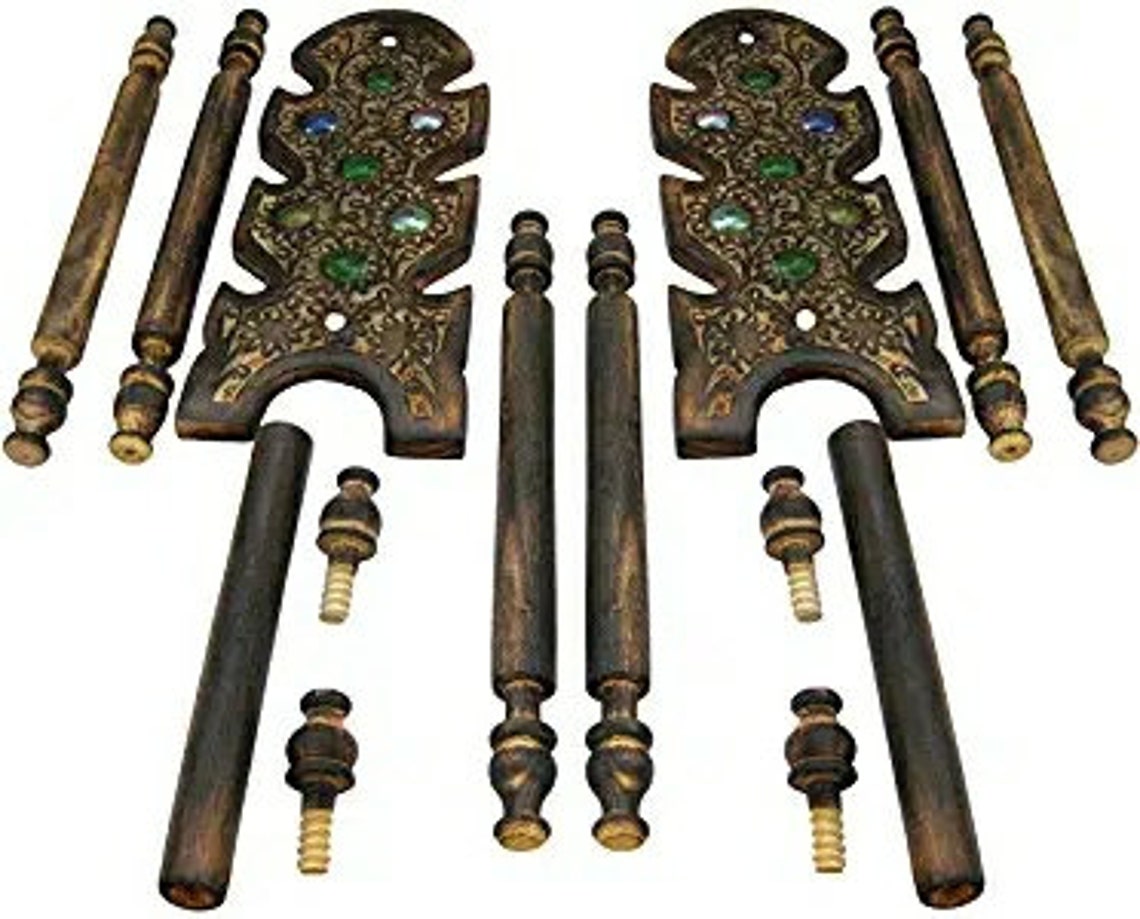 Handmade Wooden Bangles Stand With Carved Handwork | Etsy