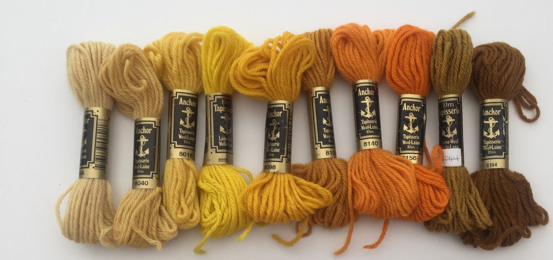 10 X Anchor Tapestry Wools - Etsy UK