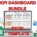 KPI Dashboard Excel Templates Bundle, Discount KPI Tools Digital ...