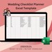 Marriage Planning List Excel Template | Easy-to-use Wedding Checklist ...