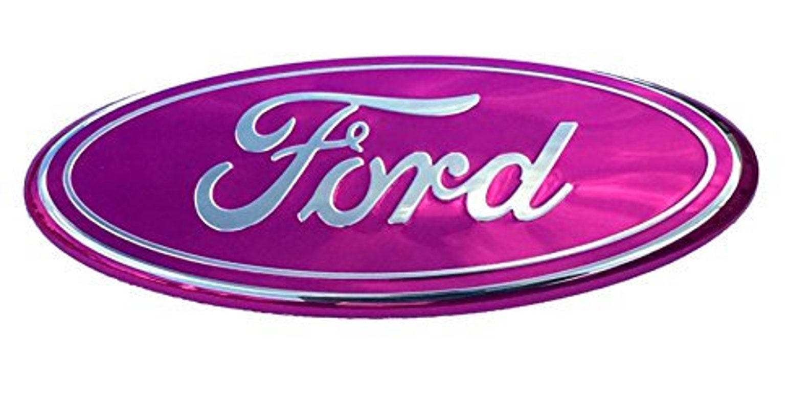 2004-2016 Ford 9 X 3.5 PINK Oval Logo Emblem | Etsy