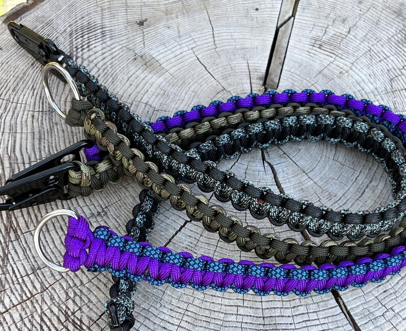 Paracord Keychain Carry Handle Tactical Duty Keychains Long Paracord ...