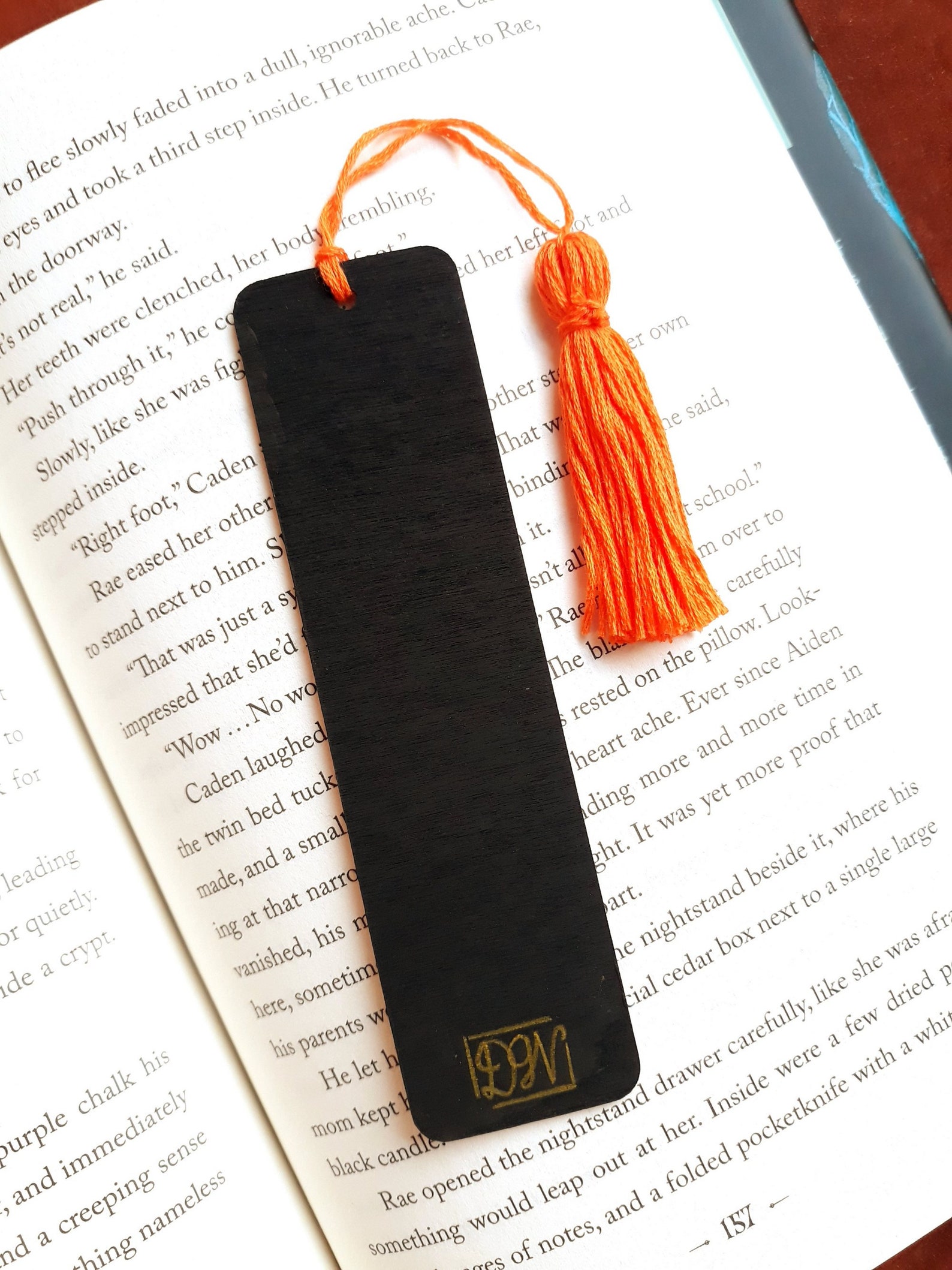 Autumn Vibes Bookmarks Fall Colors Hand-painted Wooden - Etsy