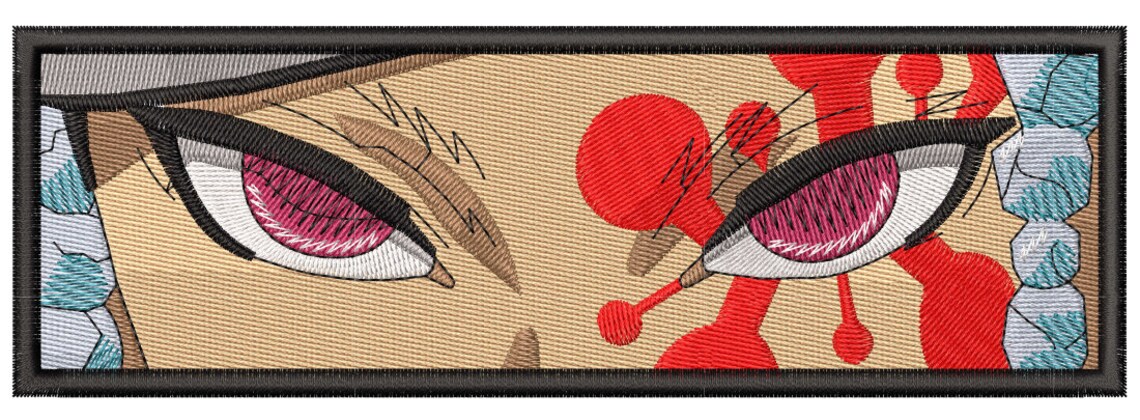 Anime Tengen Eyes Embroidery File - Etsy