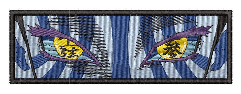 Anime Akaza Eyes Embroidery File - Etsy