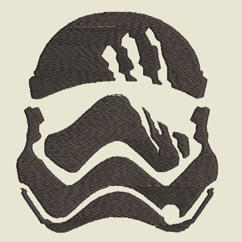 Storm Trooper Helmet Embroidery Pattern - Etsy