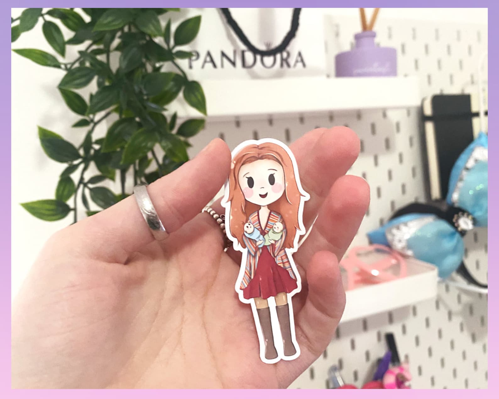 Wandavision Chibi Sticker Wanda Maximoff Scarlet Witch - Etsy