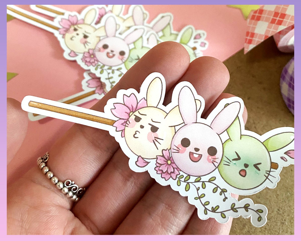 Usagi Dango Sticker Japanese Food Foodlover Sticker - Etsy