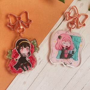 Spyxfamily | Yor Anya Acrylic Keychain | Double Side Print | Desgin by ...
