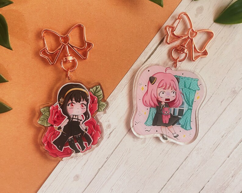 Spyxfamily | Yor Anya Acrylic Keychain | Double Side Print | Desgin by ...