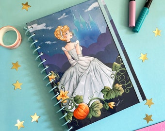 Cinderella Notebook Spiral Notebook Ruled Notebook Fairy Tale Notebook ...