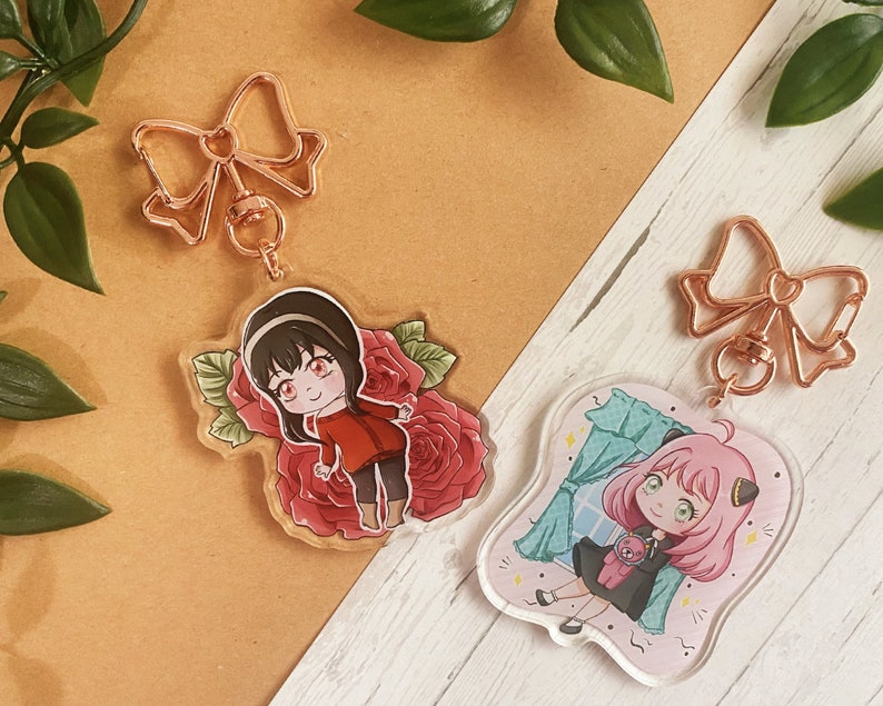 Spyxfamily | Yor Anya Acrylic Keychain | Double Side Print | Desgin by ...