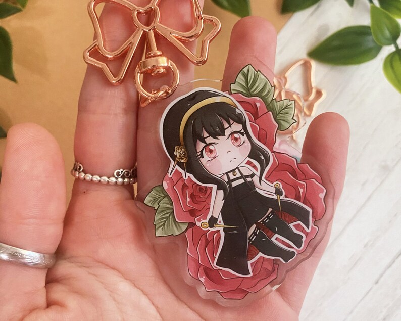 Spyxfamily Yor Anya Acrylic Keychain Double Side Print Desgin by ...