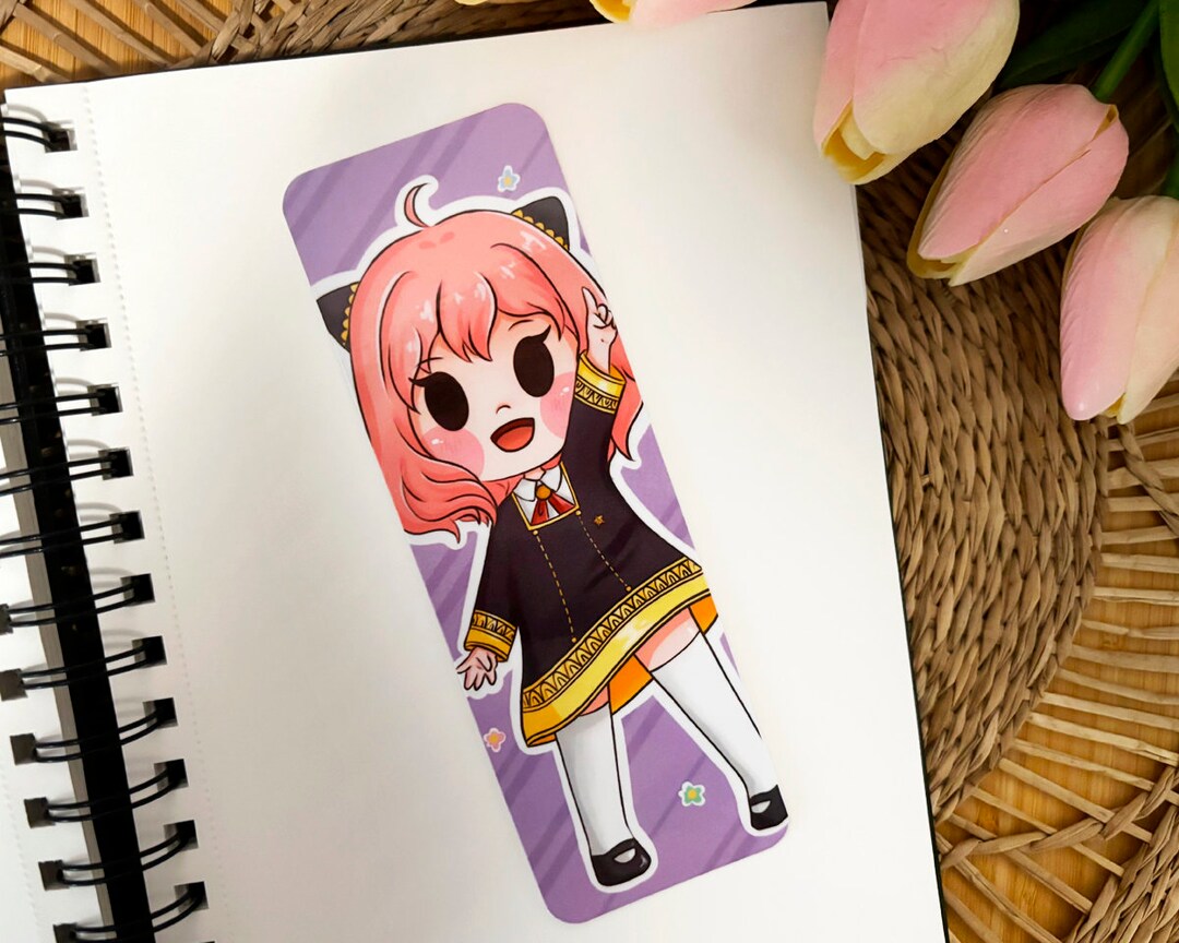 Anya Bookmark | Spy Family | Handmade Gift | Desgin by Evenstar - Etsy