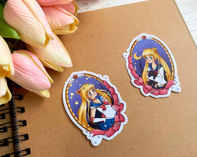 Sailor Moon Sticker Pretty Guardian Magical Girl Desgin by Evenstar - Etsy
