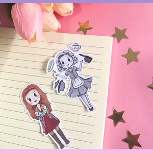 Wandavision Chibi Sticker Wanda Maximoff Scarlet Witch Designed by ...