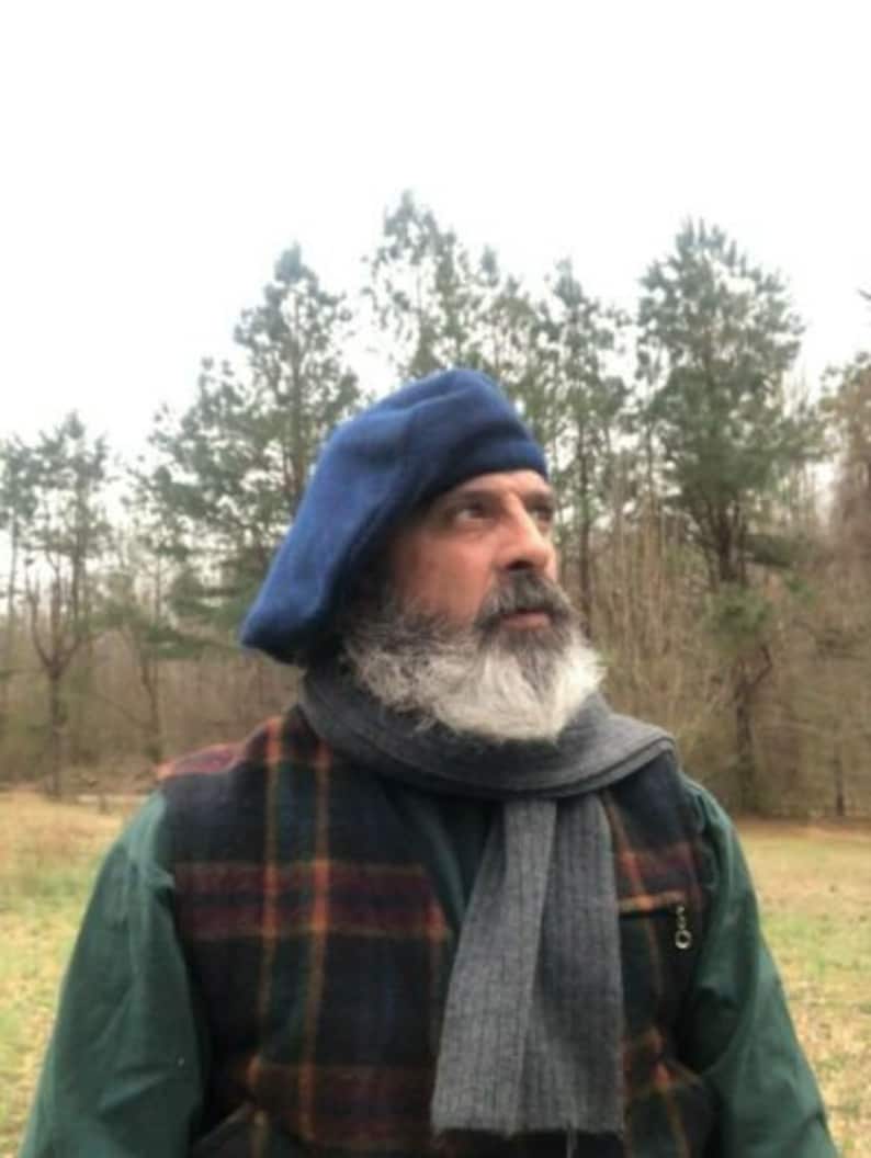 Slate Blue Alpaca Wool Bonnet Scottish Highland Traditional - Etsy