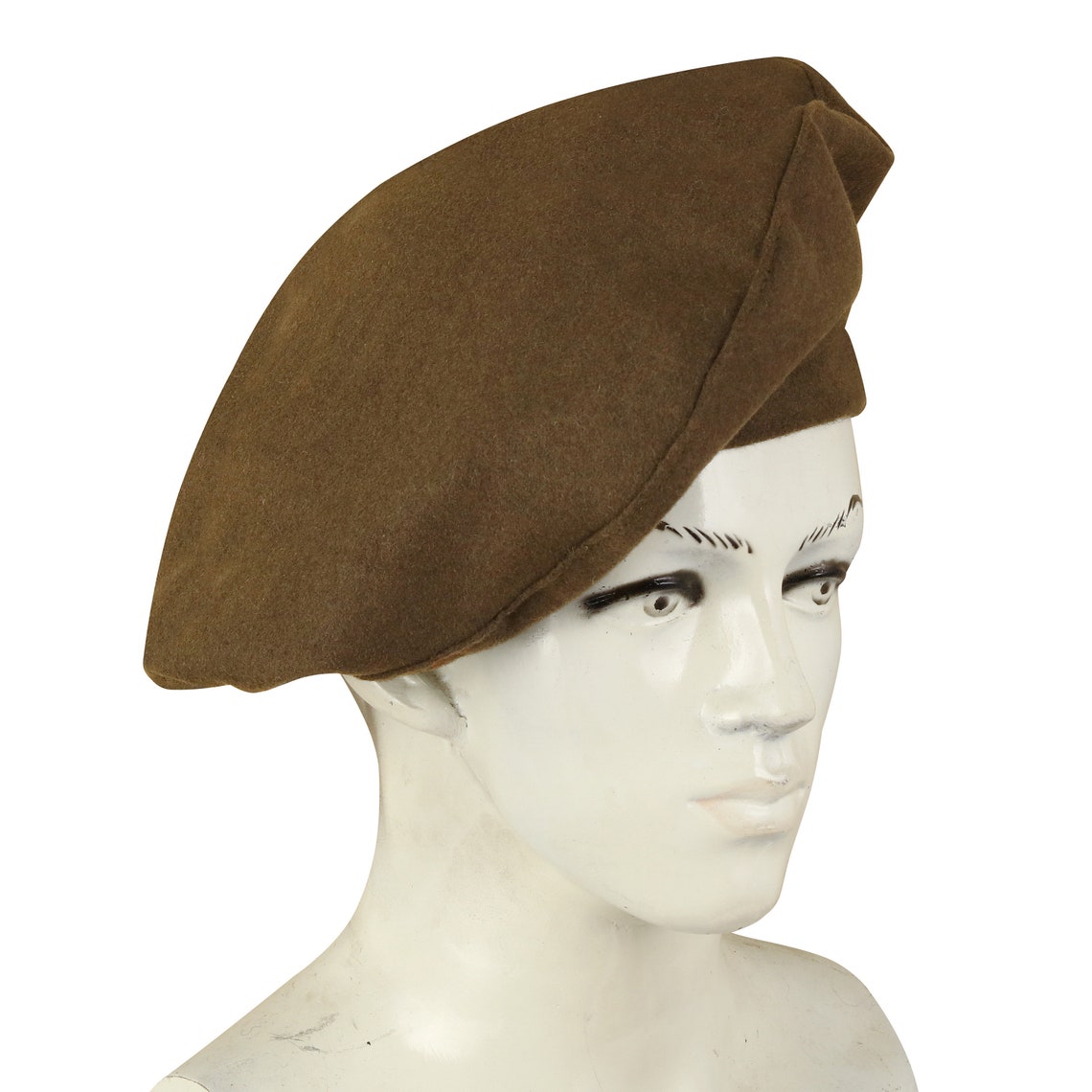 Army Green Wool Scot Bonnet Traditional Scottish Highlander Tam Hat ...