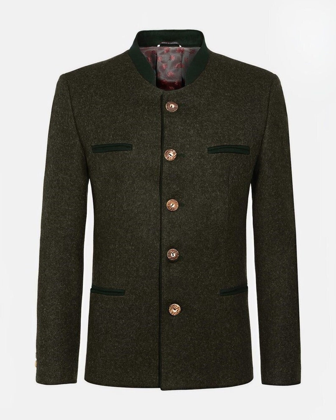 New Men's Handmade Trachten Jacket Austrian Wool Jacket - Etsy