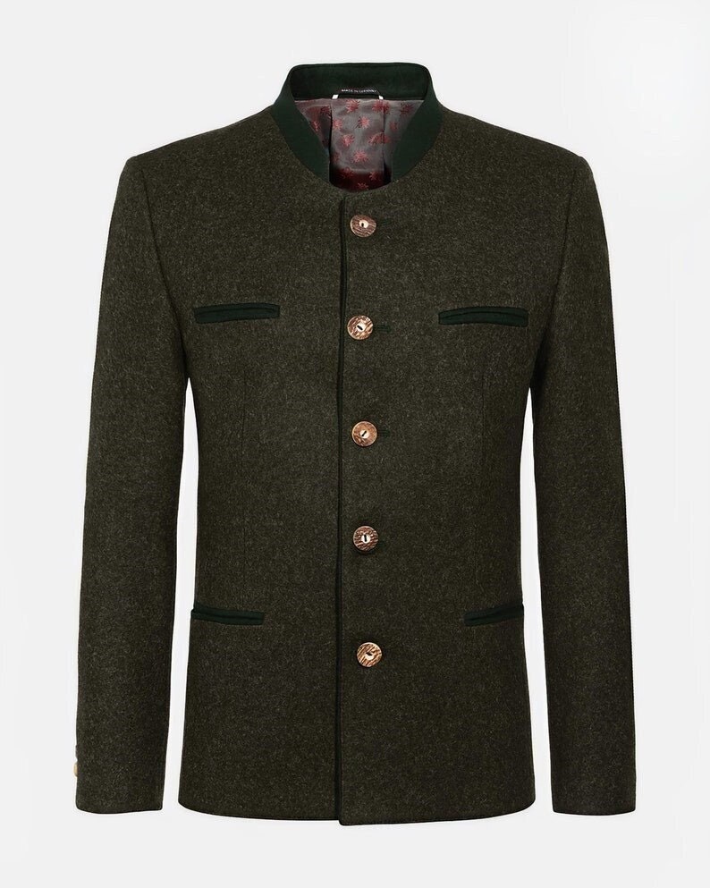 New Men's Handmade Trachten Jacket Austrian Wool Jacket - Etsy