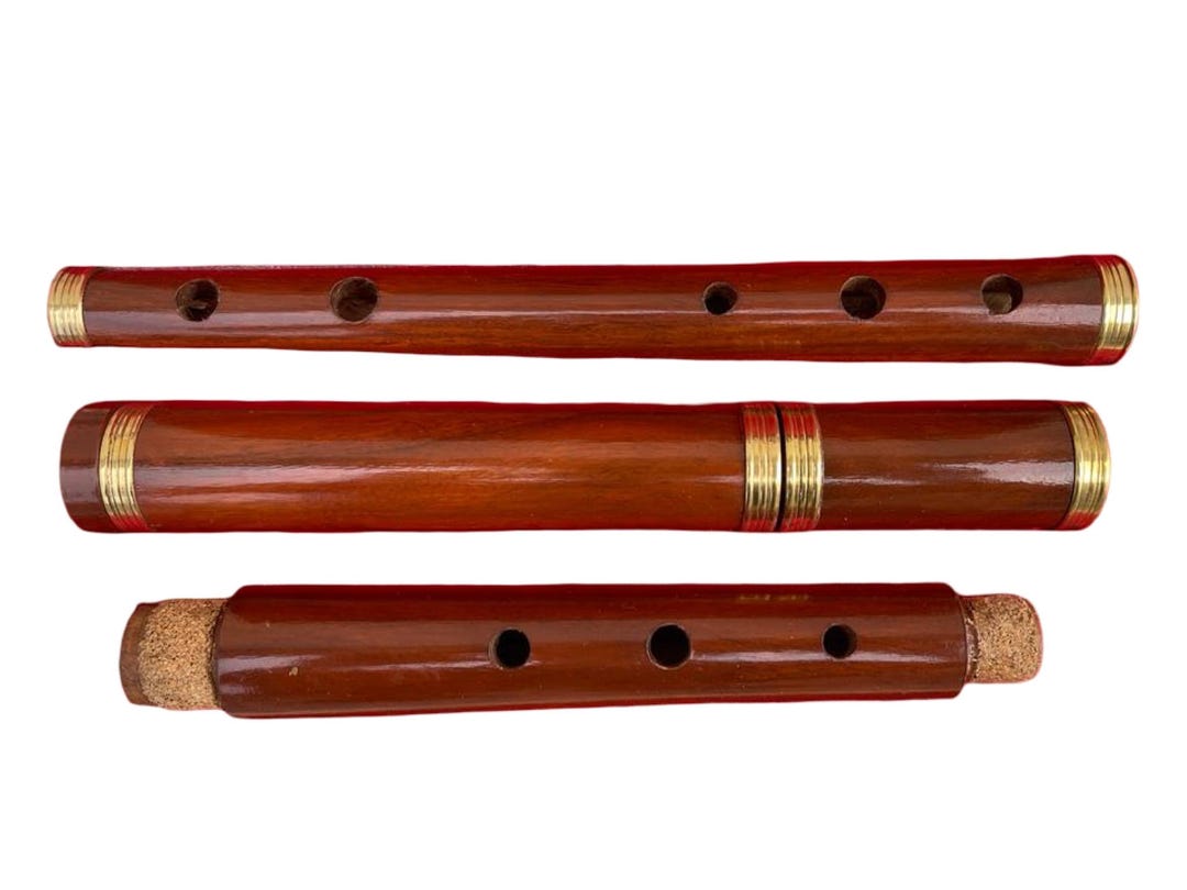Rosewood Irish D Flute | 4-piece Handcrafted Whistle | Traditional ...