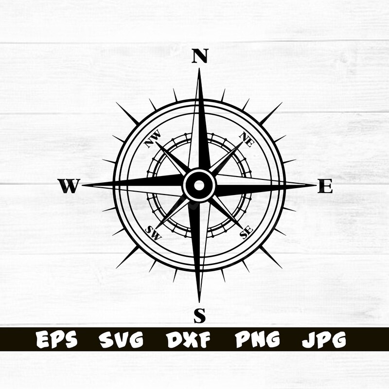 Compass Svg - Etsy