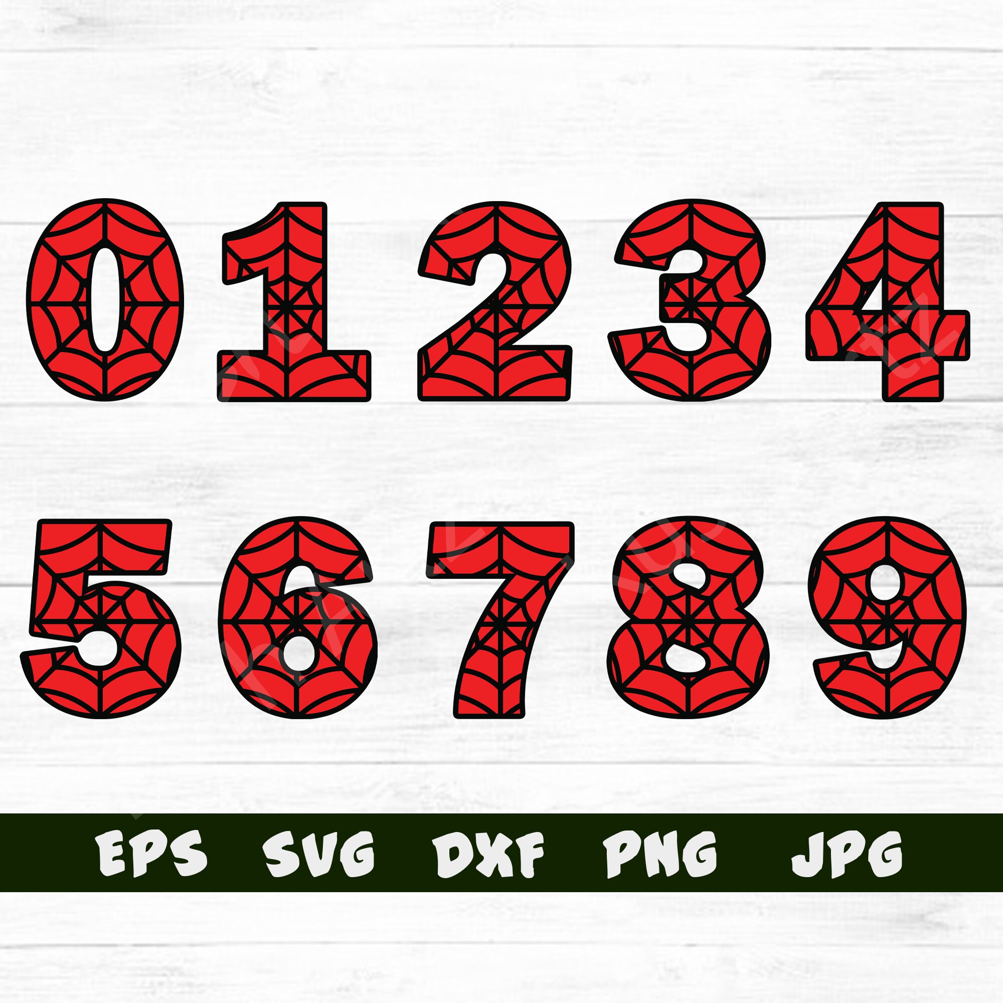 Number Svg Number Clipart Number Cut File for Cricut - Etsy Norway