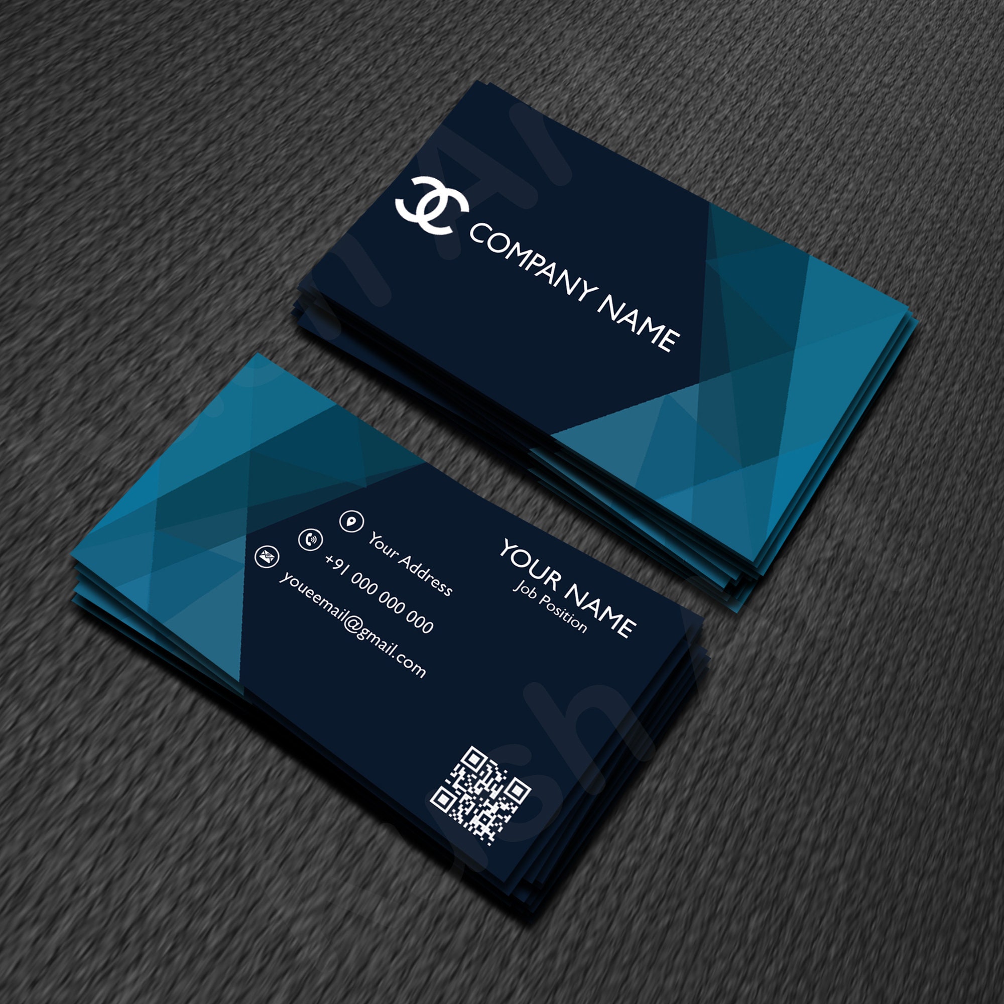 Business Card Template Business Card Custom Business Card | Etsy