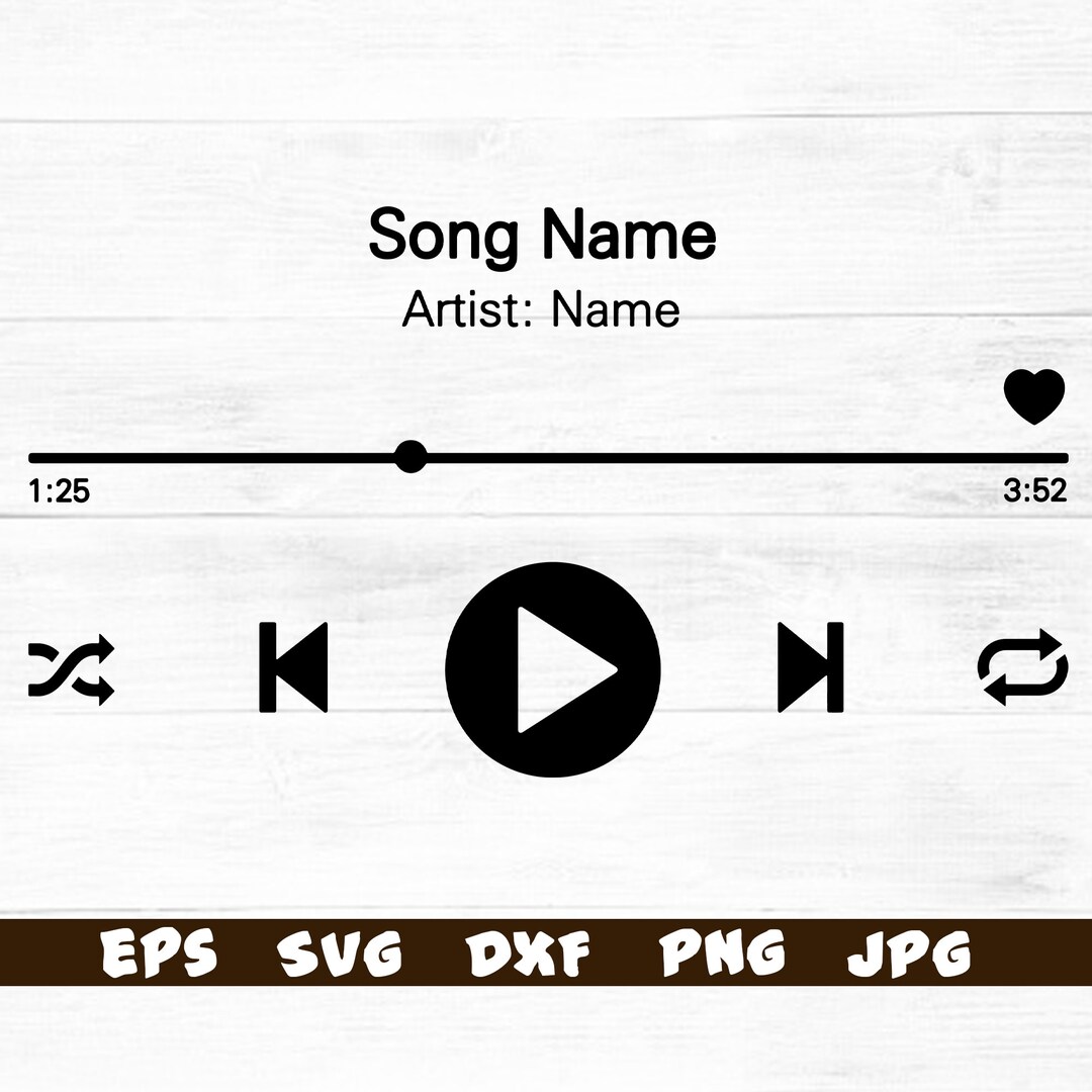 Audio Control Buttons SVG, Audio Control SVG, Music Player SVG File ...