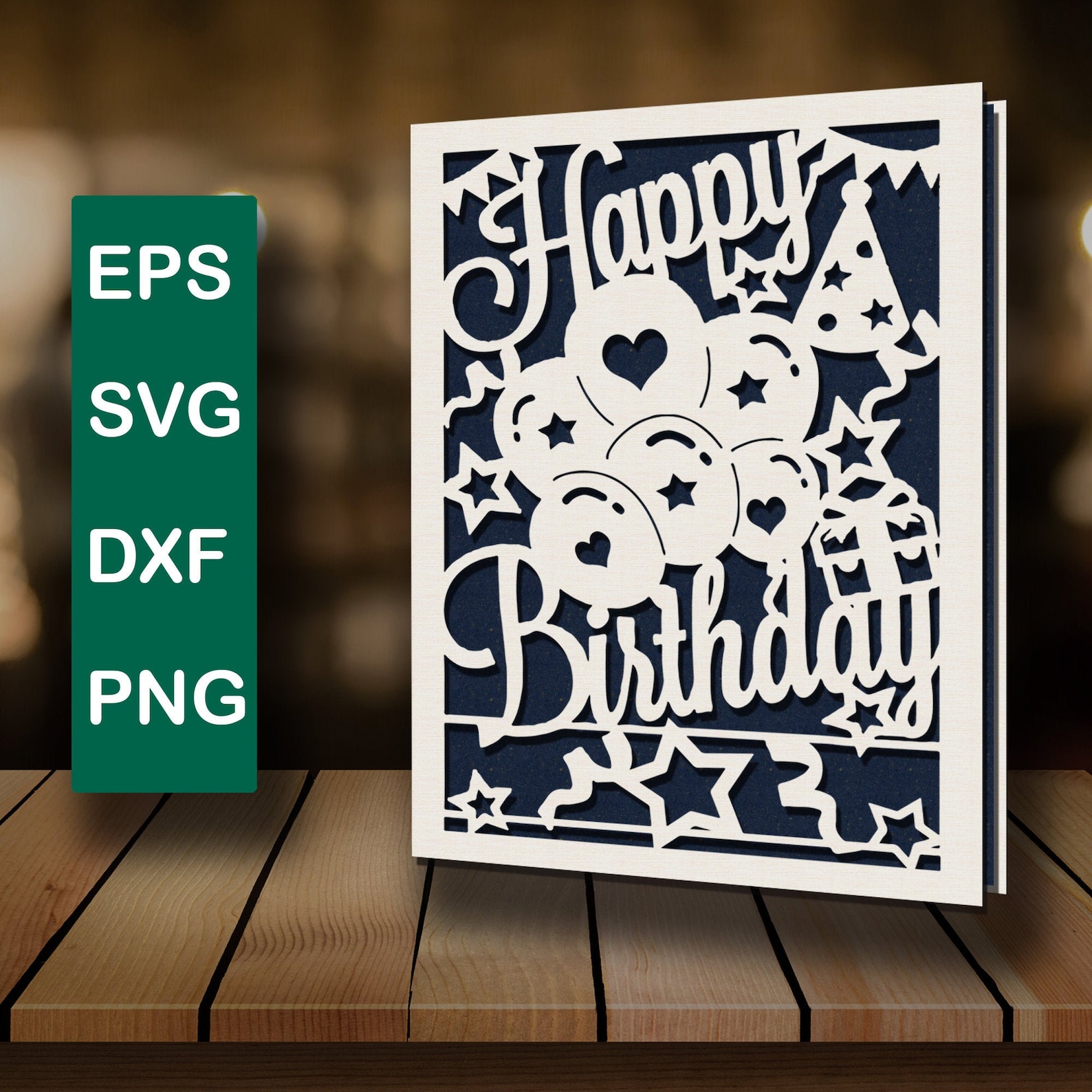 Happy Birthday Card Svg Digital Cut File Silhouette Cameo and - Etsy Canada