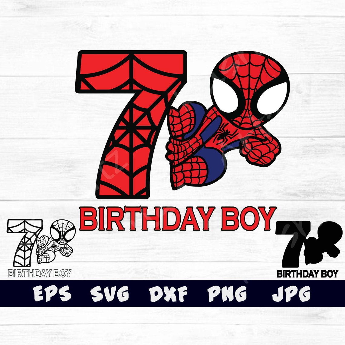 7th Birthday Boy Svg Birthday Svg Birthday Clipart Birthday - Etsy