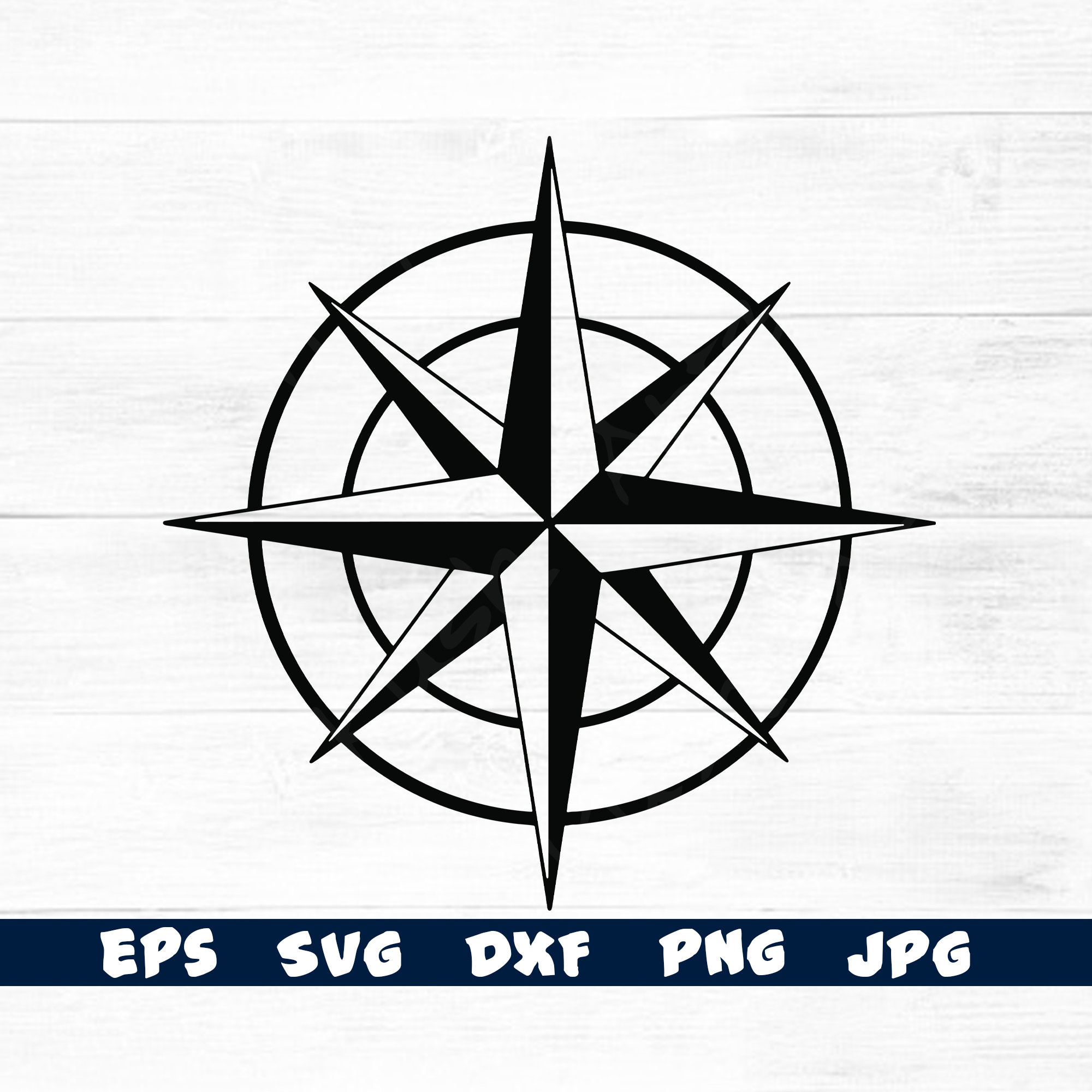 Compass SVG Compass Cut Files for Cricut Compass Digital - Etsy