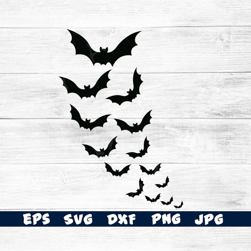 Bat Svg - Etsy