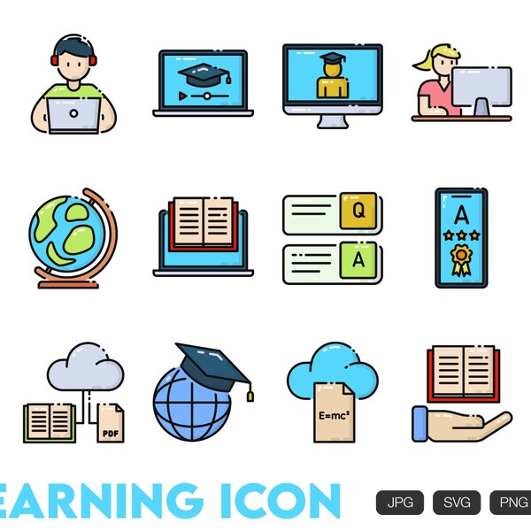 Online Learning Svg - Etsy Canada