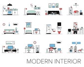 Modern Interior Design Icon SVG JPG PNG Digital Download 15 - Etsy