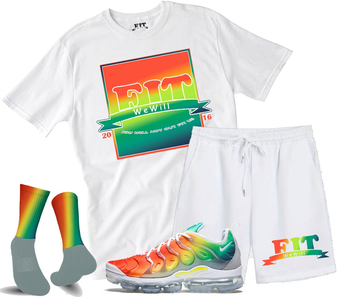 Fitz 4 Kickz Set to Match the Vapormax Rainbow Retuned Air NEPTUNE BLUE ...