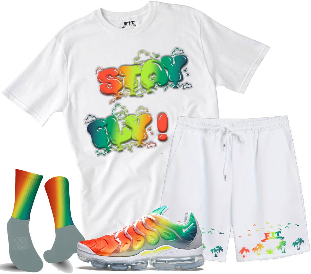 Fitz 4 Kickz Set to Match the Vapormax Rainbow Retuned Air NEPTUNE BLUE ...