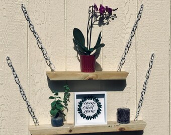 Hanging Chain Shelf - Etsy
