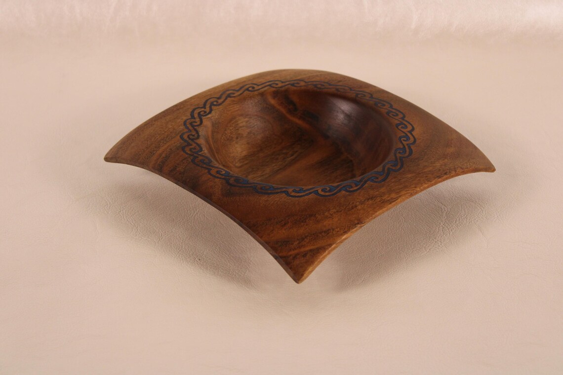 Square Walnut Bowl - Etsy