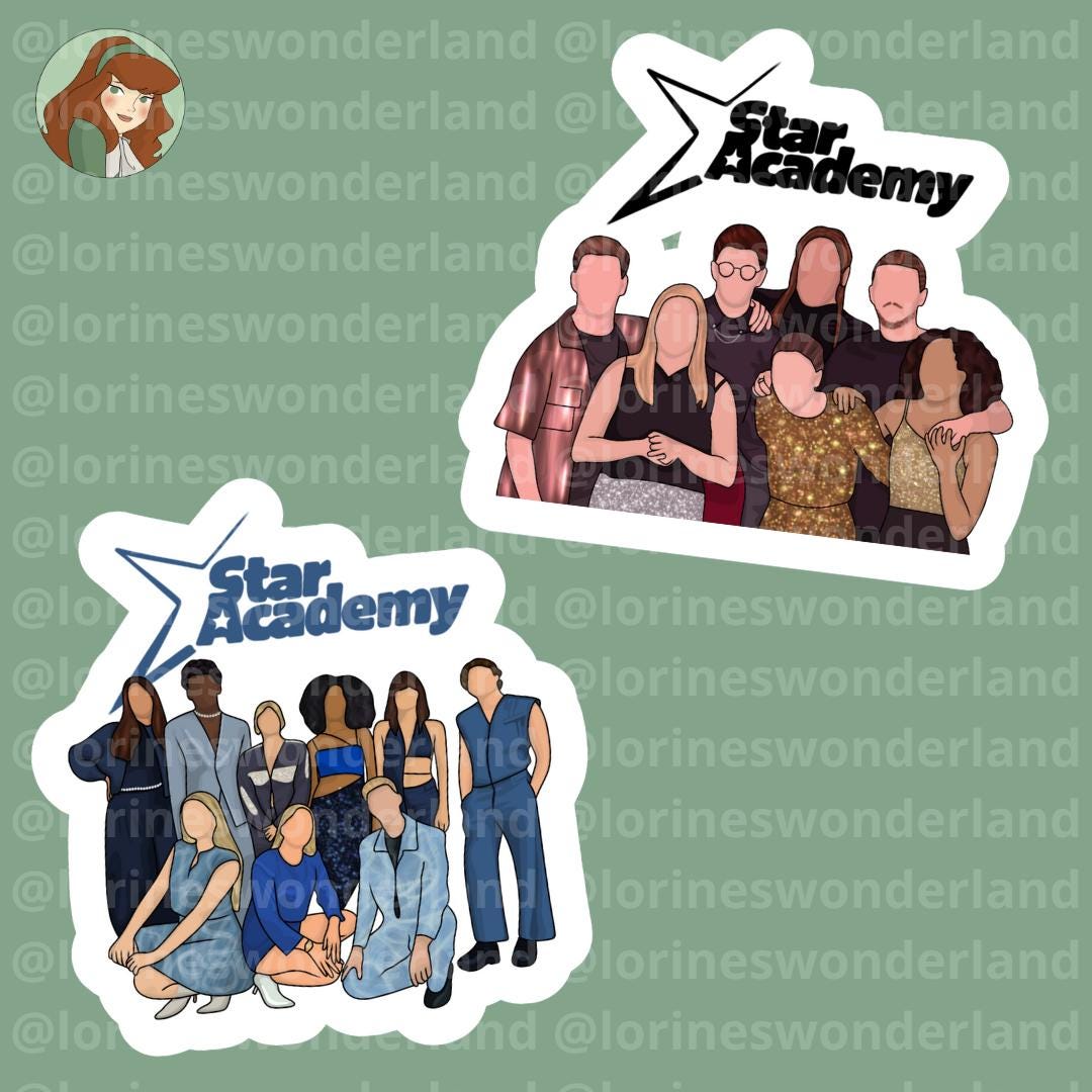 Stickers - Star Academy - Etsy