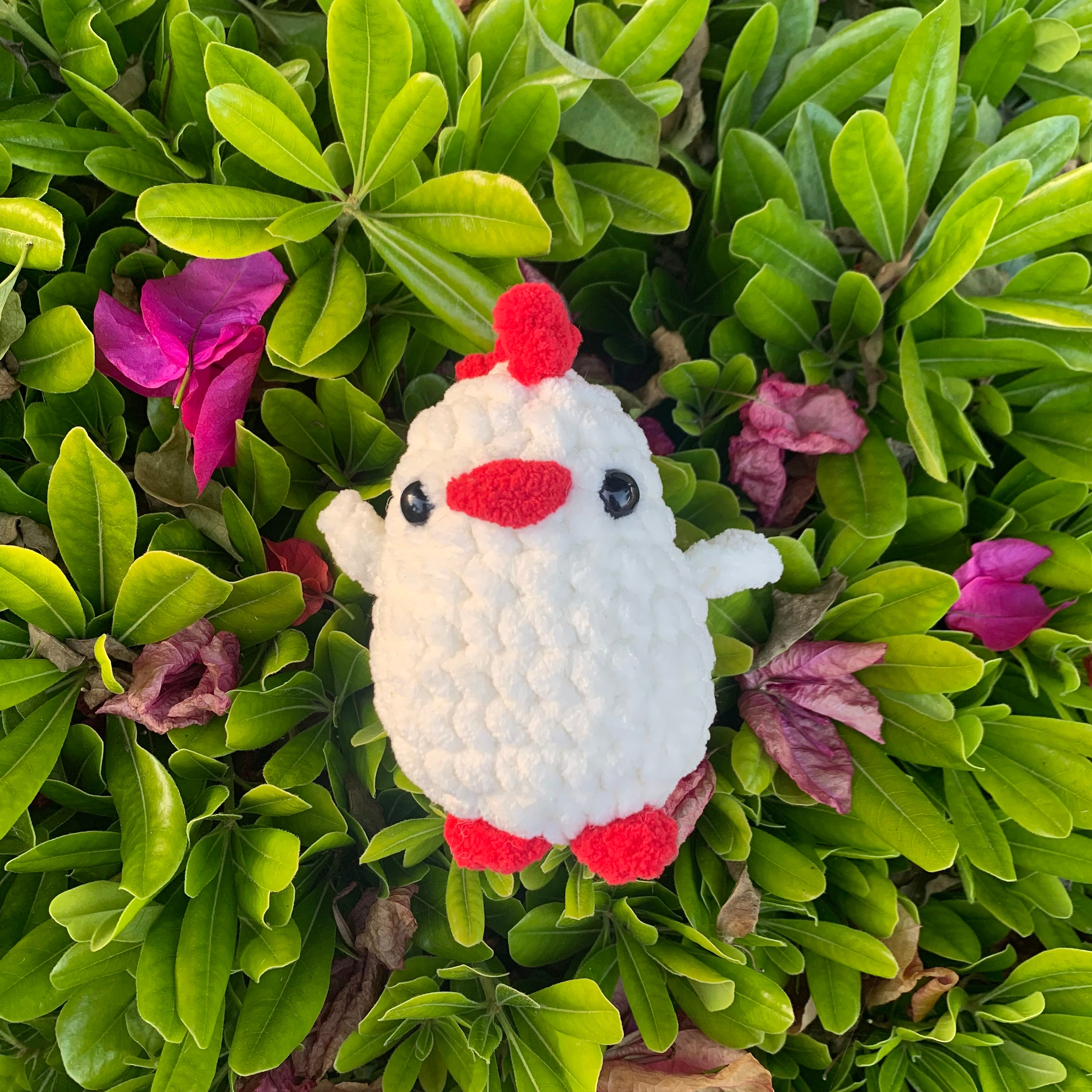 Mini Crochet Chicken Plushie, Sensory Toy for Kids, Amigurumi Plush ...