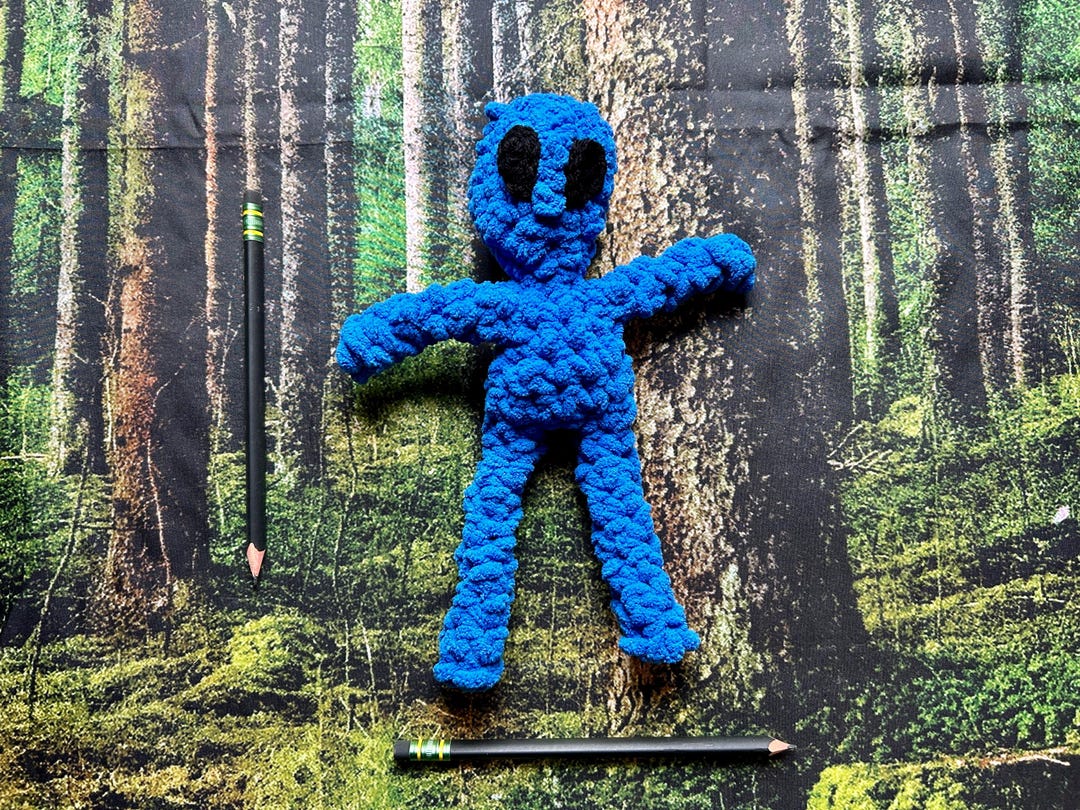 Baby Alien Plushie royal Blue - Etsy