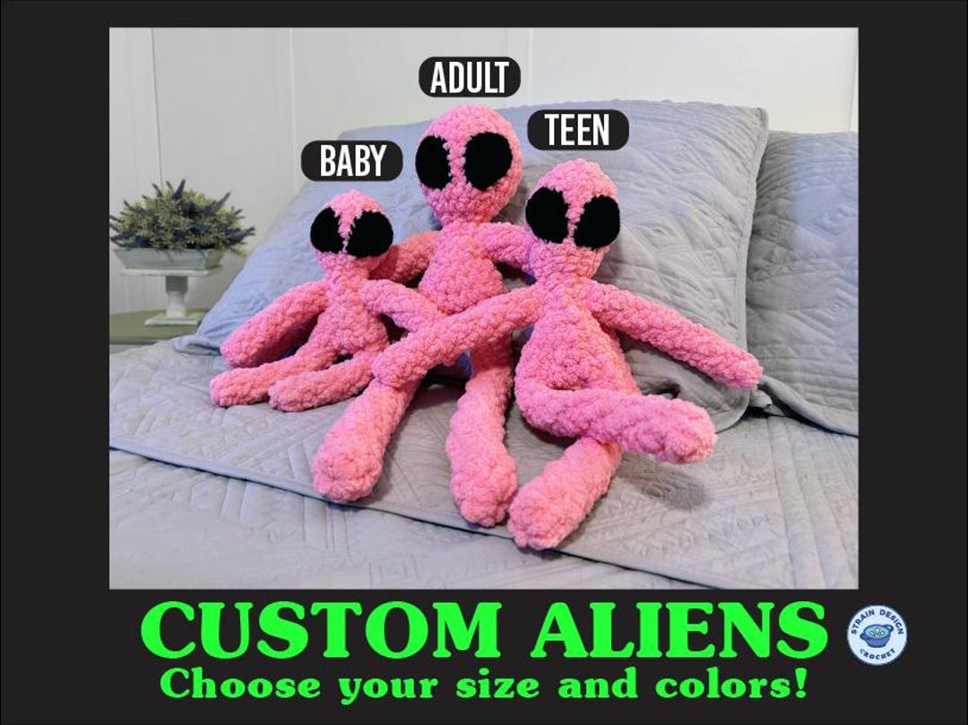 Made to Order Custom Emotional Support Alien Plushie - Etsy
