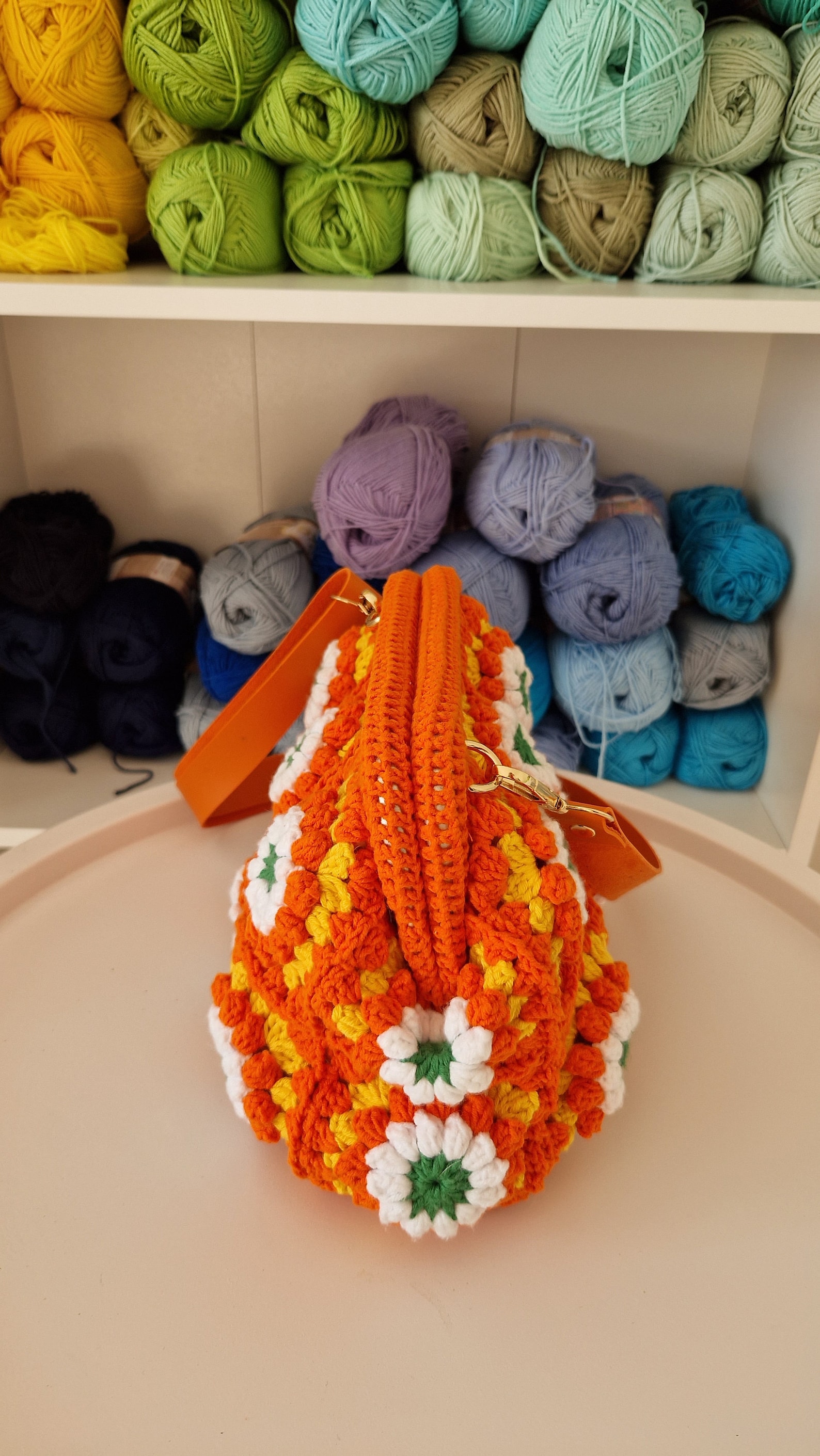 Colorful Granny Square Crochet Clasp Clutch and Crossbody Bag - Etsy